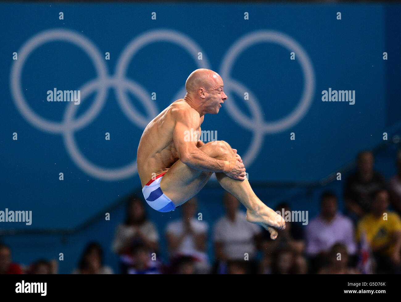 Great Britain's Peter Waterfield in action during the Men's 10m ...