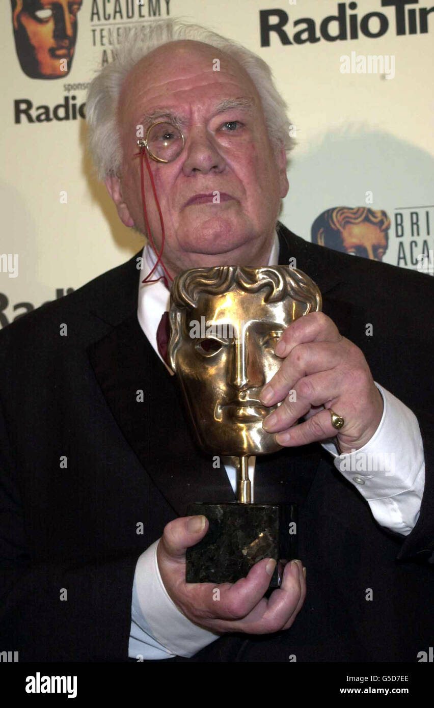 Astronomer and broadcaster Patrick Moore after receiving a special ...