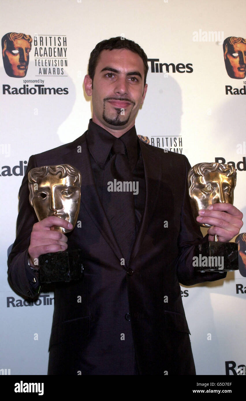 Comedian Sacha Baron Cohen (Ali G) after he received awards for the ...