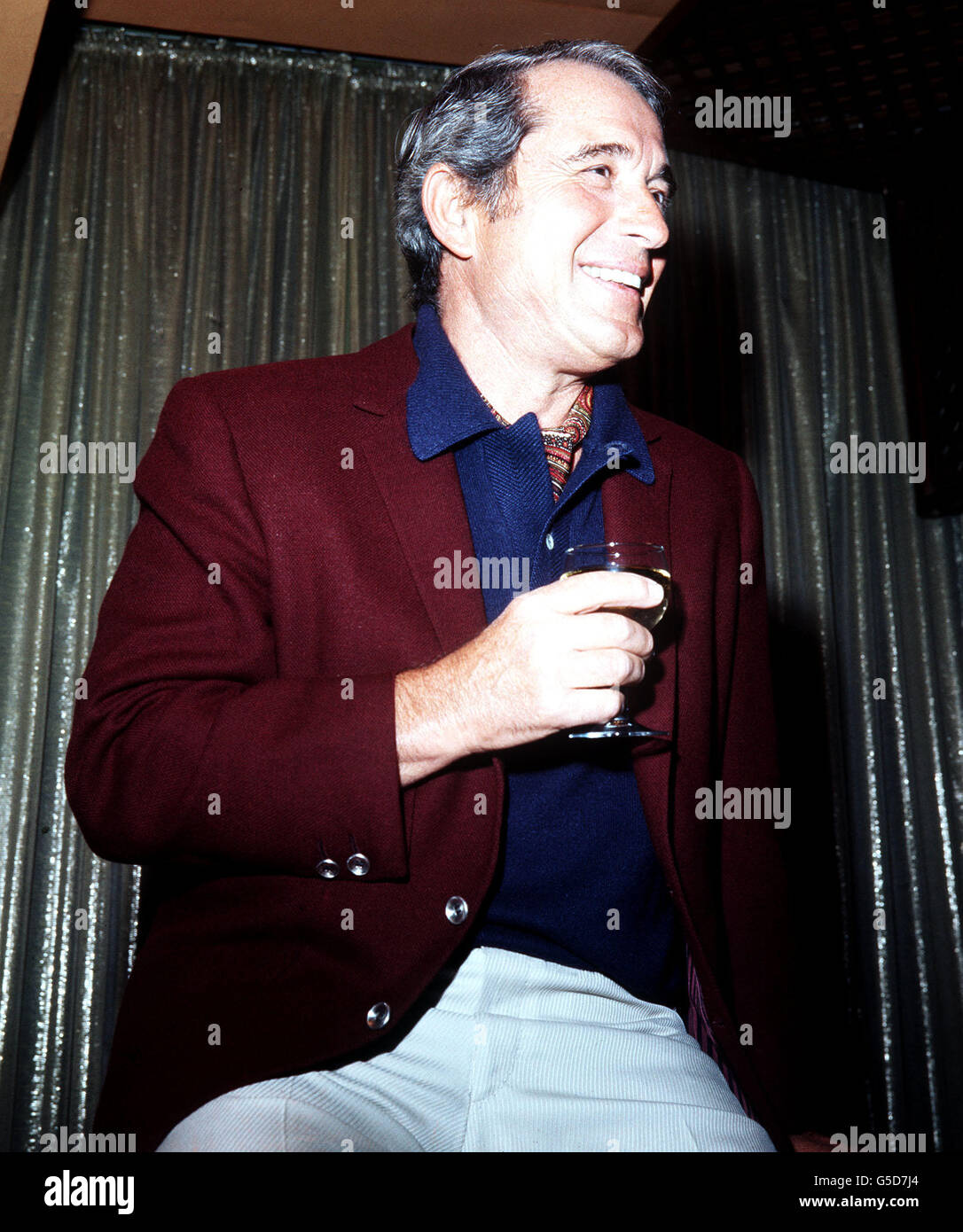 PERRY COMO 1971: American singer Perry Como in London. Perry was ...