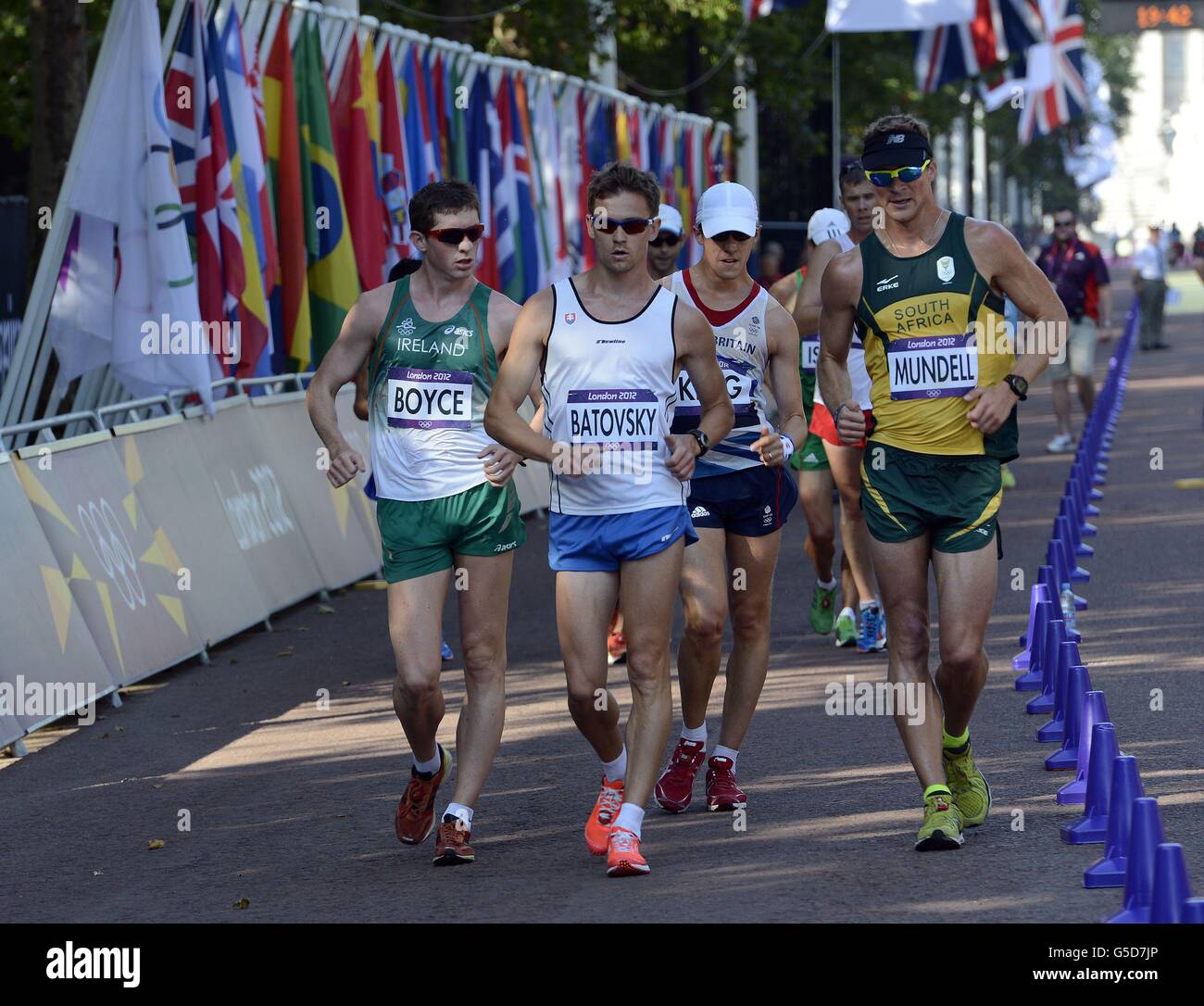 London Olympic Games - Day 15. Ireland's Brendan Boyce (left) in action ...