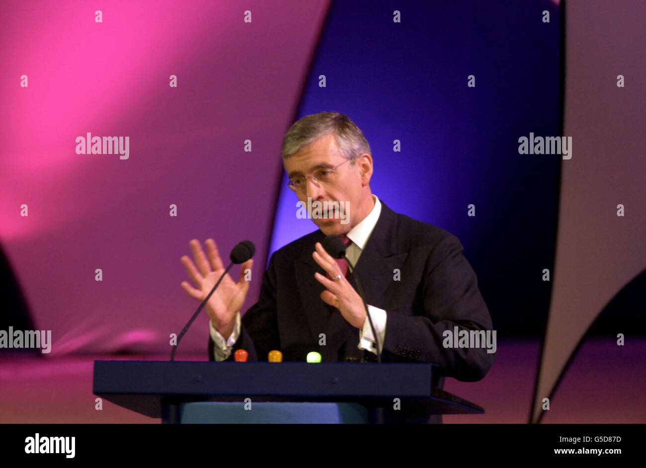 Straw Police federation conference Stock Photo - Alamy