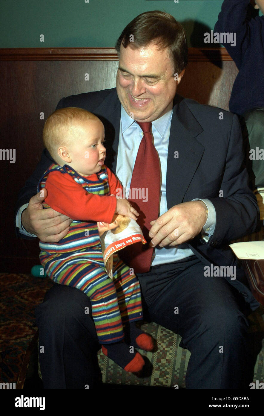 Seven-month old Coll MacAskill from Prestonpans, Scotland, sits on the ...