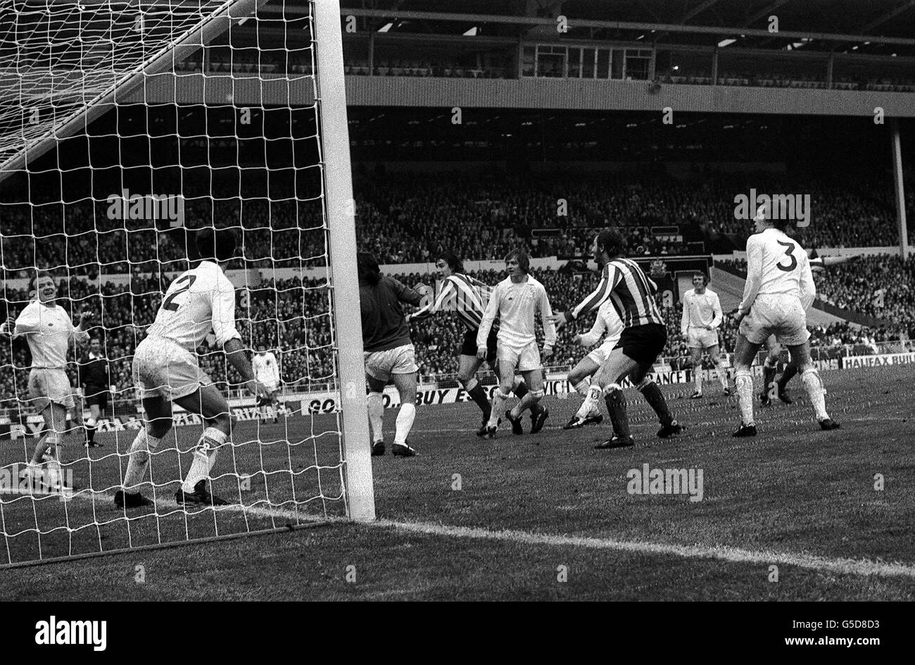 First goal scored Black and White Stock Photos & Images - Alamy