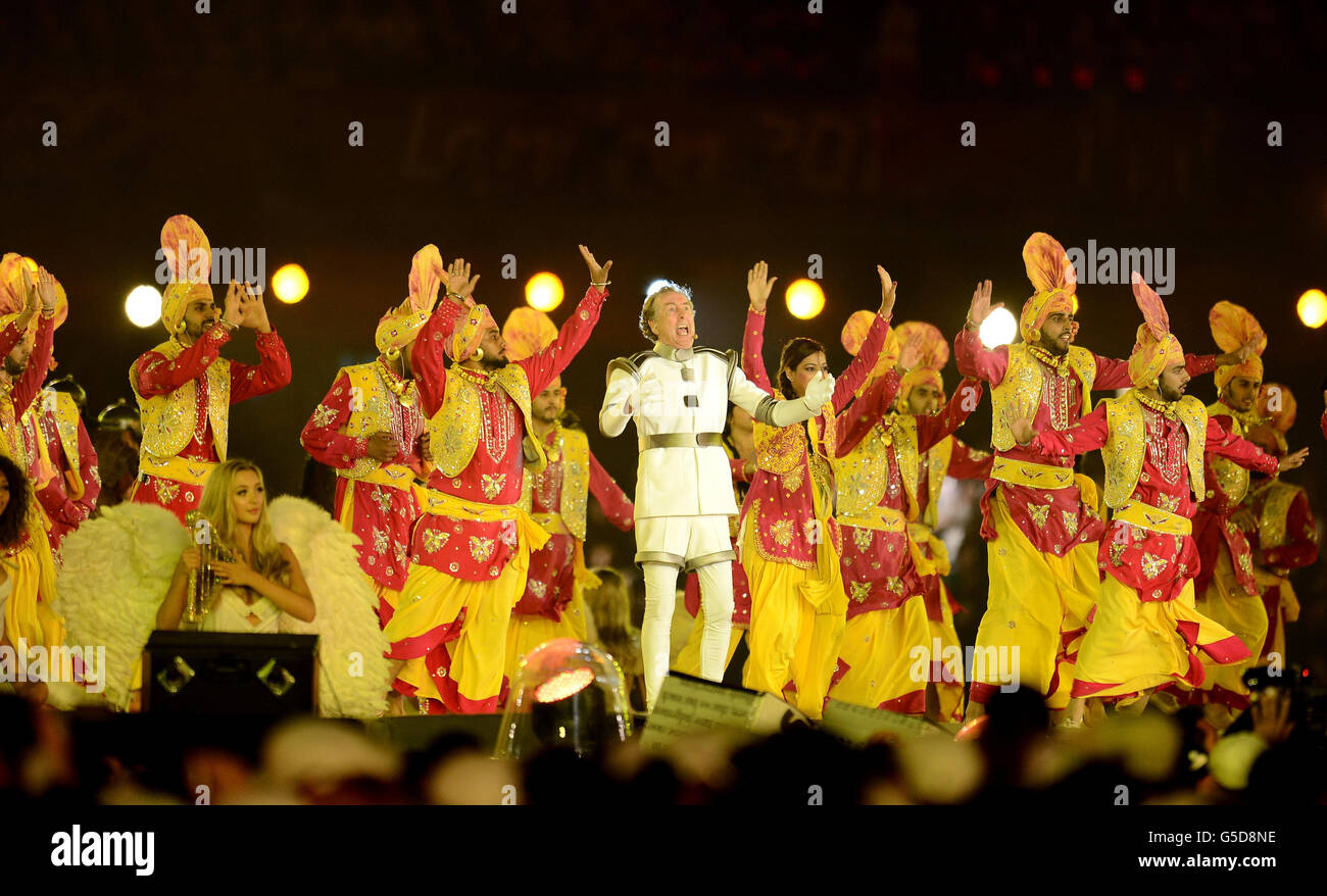Eric idle performs olympic games closing ceremony olympic stadium hi ...