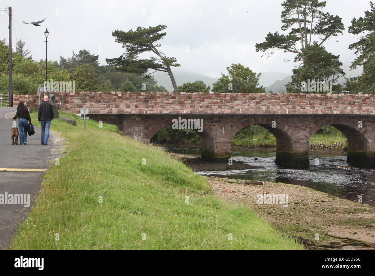 A general view of Cushendun village in Co Antrim Stock Photo - Alamy