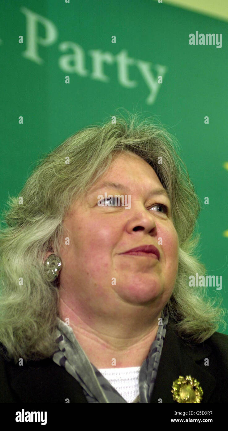 Green Party Member of European Parliament Jean Lambert speaks to the ...