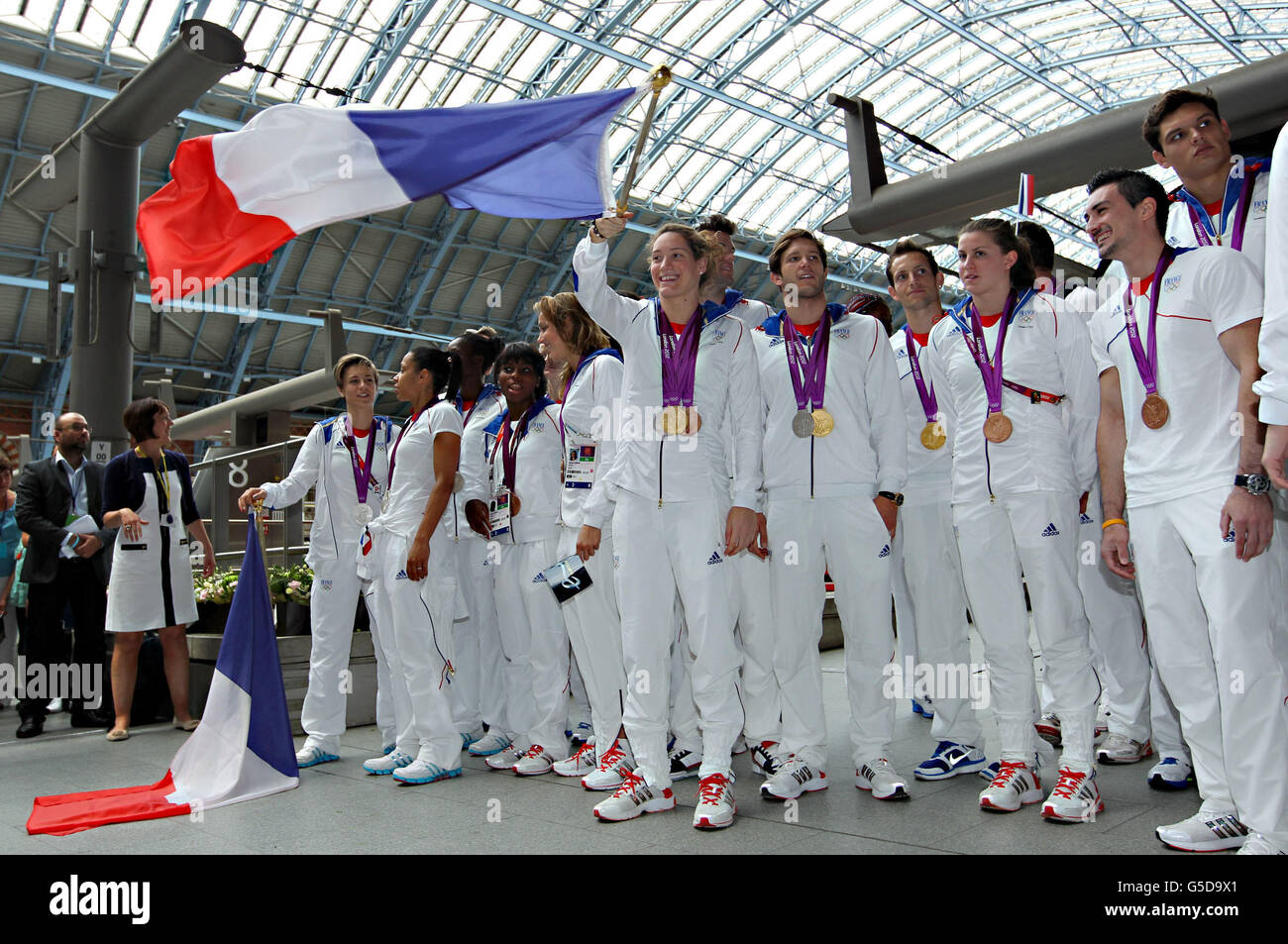 Olympics - Athletes Depart From St Pancras International. The French ...