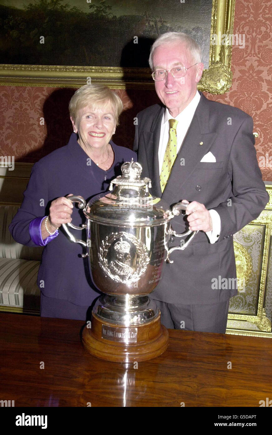 Dr Ian John Mackie and his wife Ruth, from Australia, as he collects ...