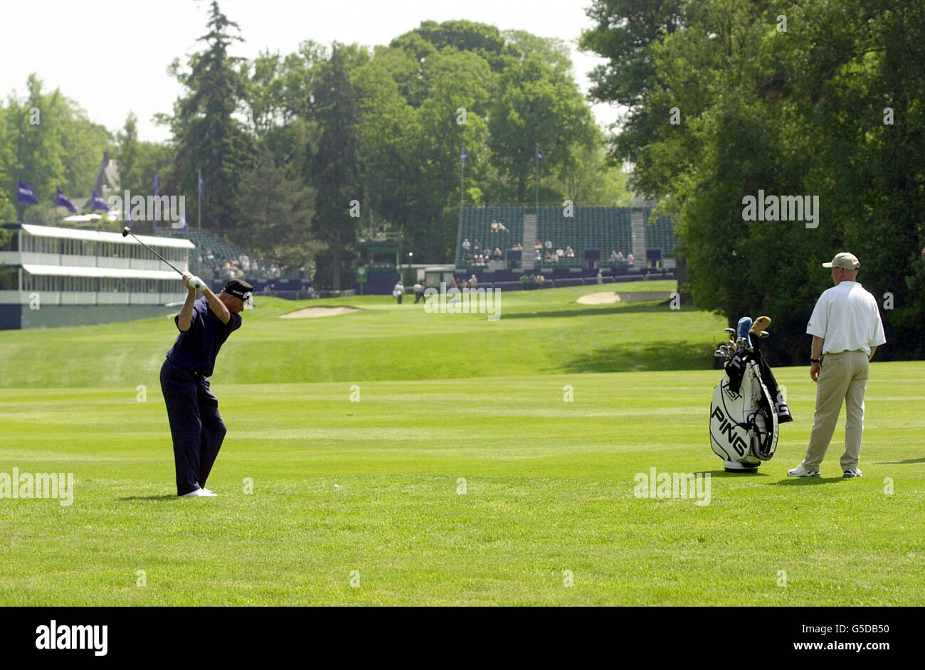 Golf Practice James Stock Photo - Alamy