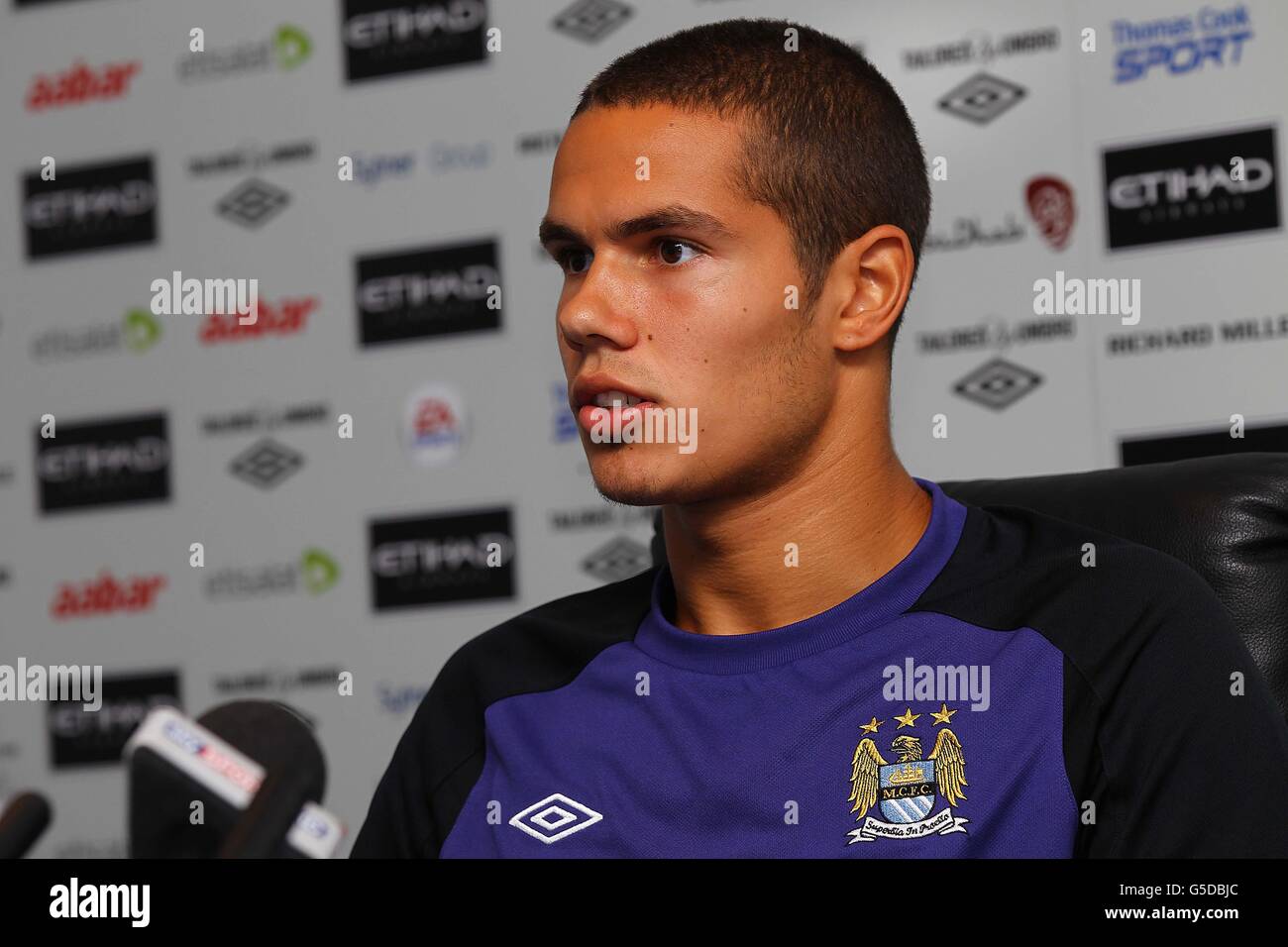 Manchester City's Jack Rodwell during a press conference at Carrington ...