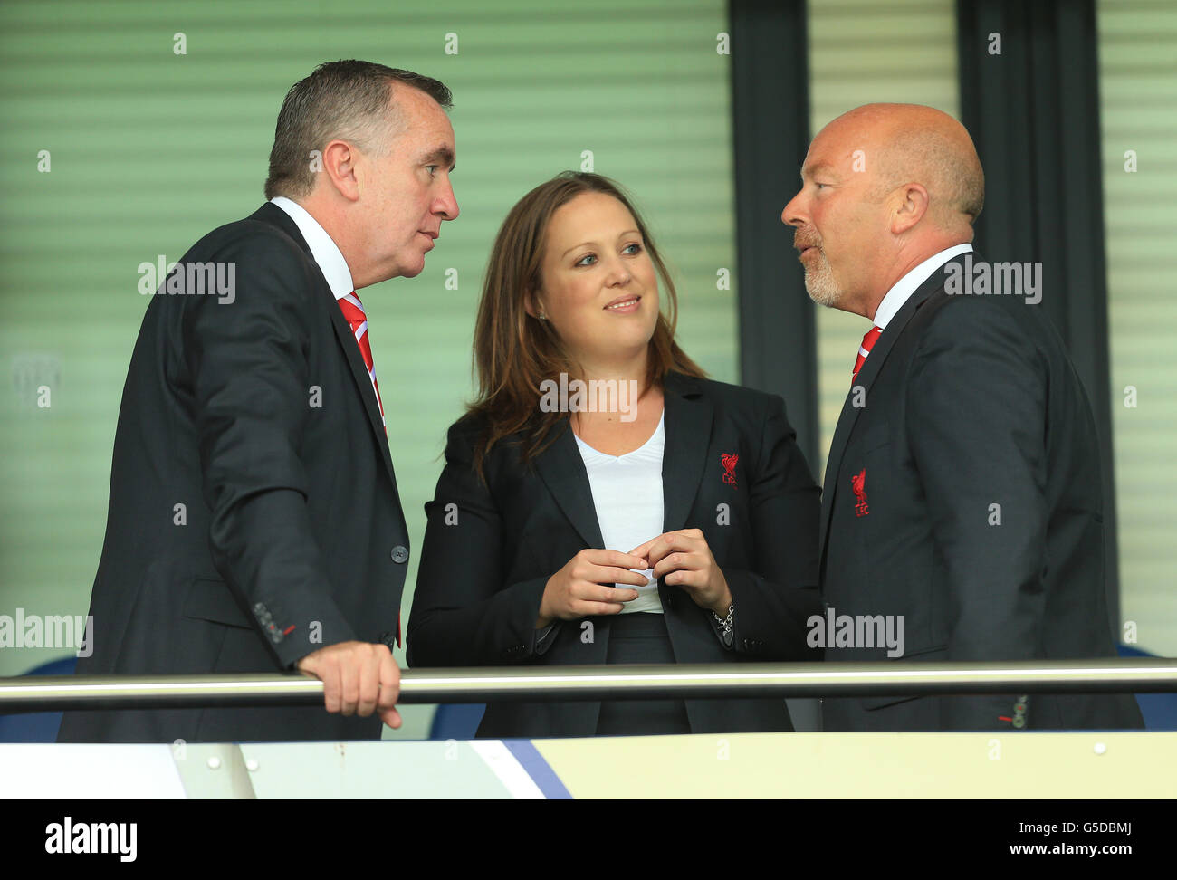 Liverpool managing director right in the stands hi-res stock ...
