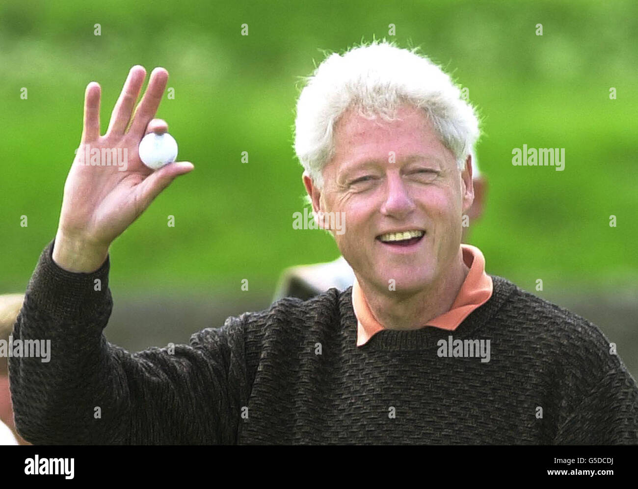 Bill clinton president waving hi-res stock photography and images - Alamy
