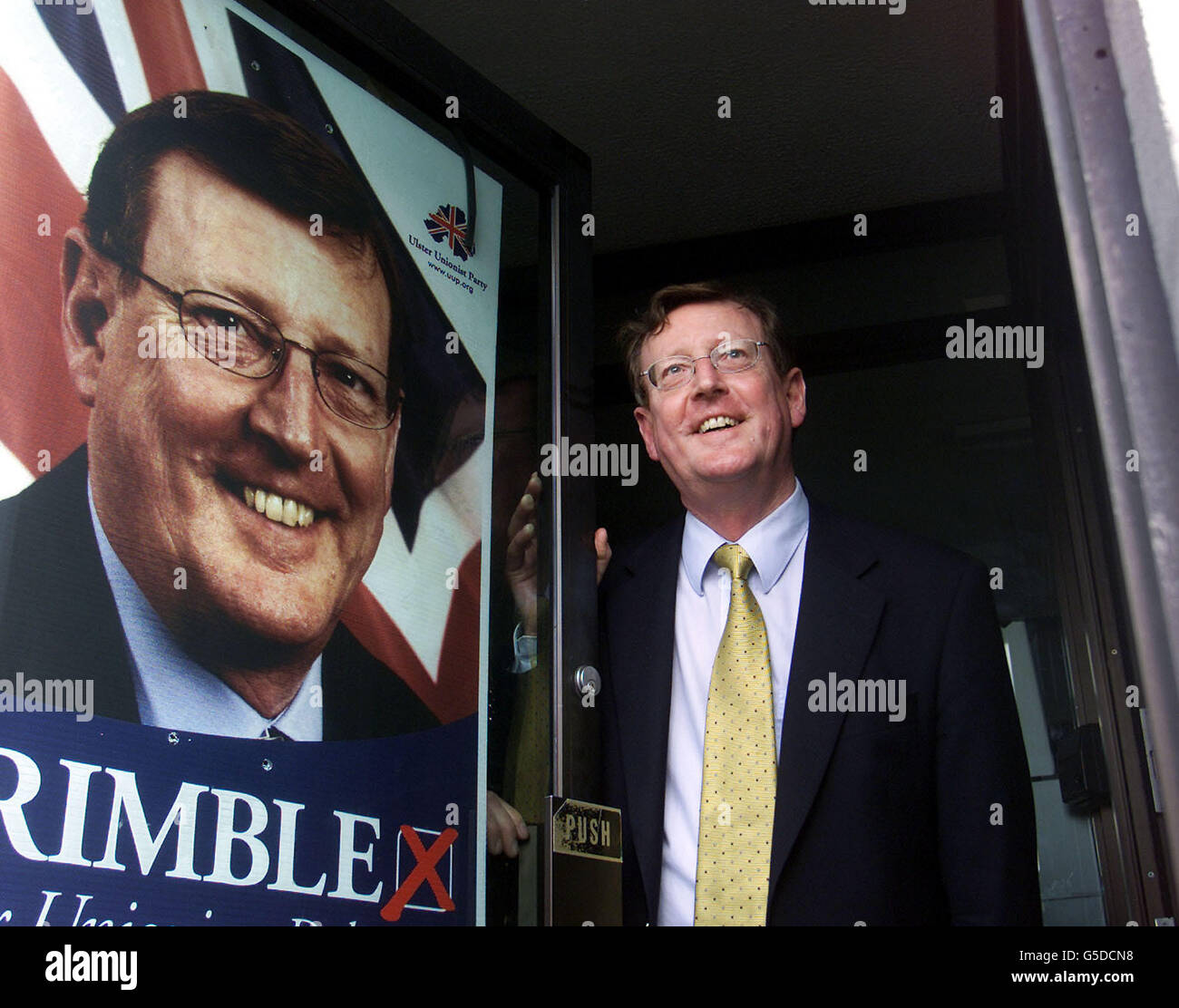 Elections David Trimble Stock Photo - Alamy