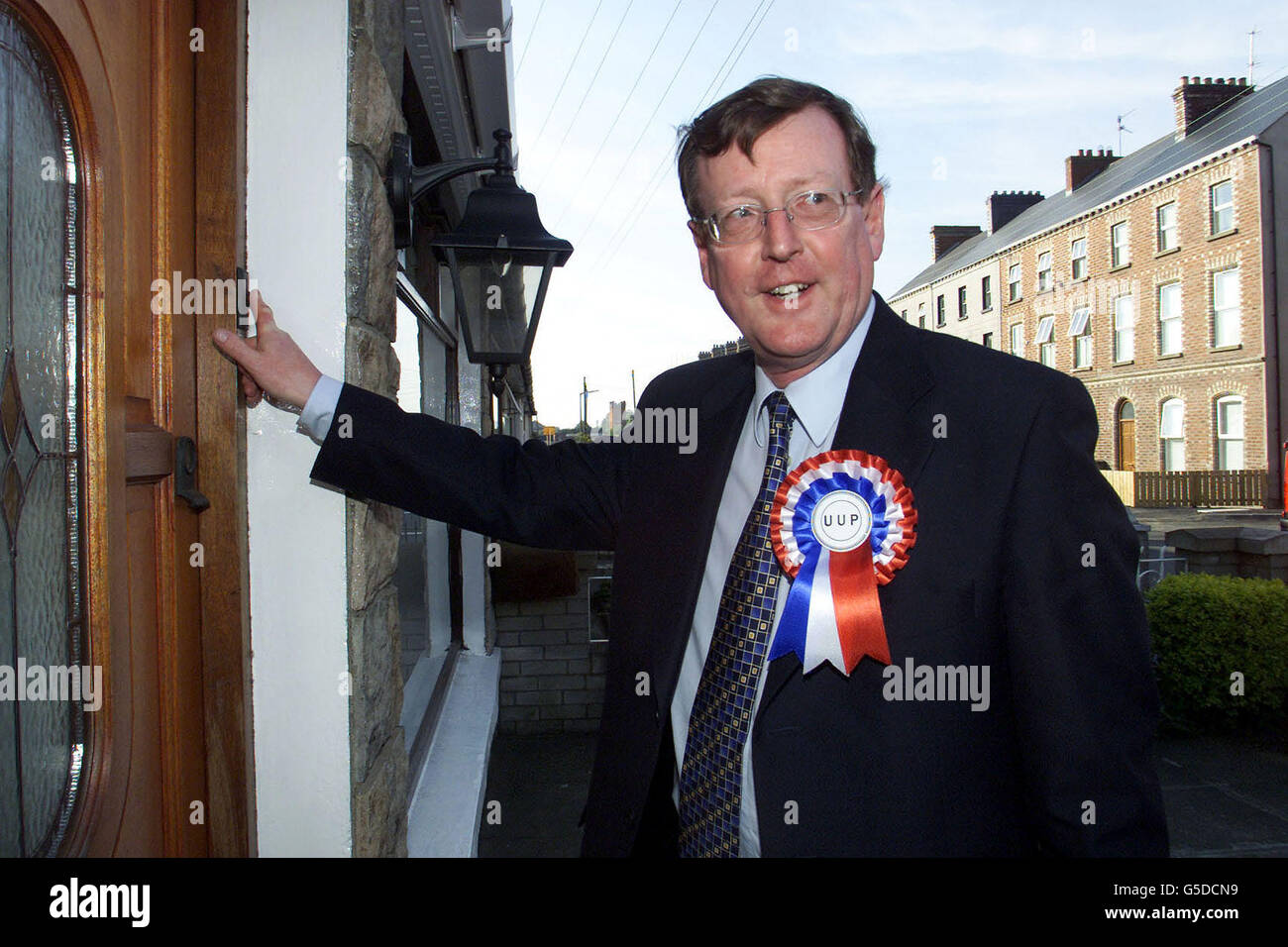 Elections David Trimble Stock Photo - Alamy