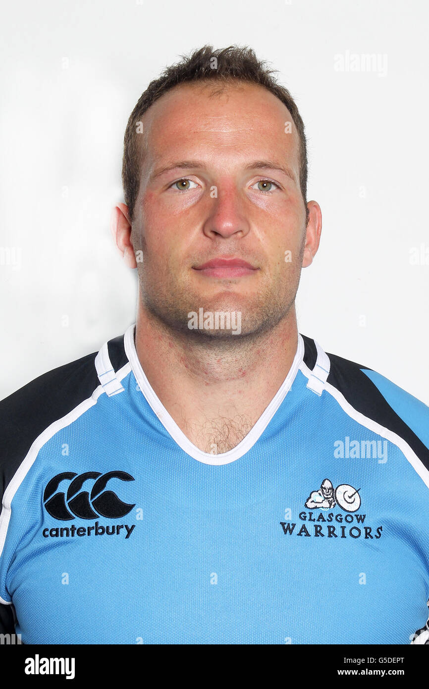 Rugby Union - Glasgow Warriors - Photocall - Scotstoun Stadium Stock ...