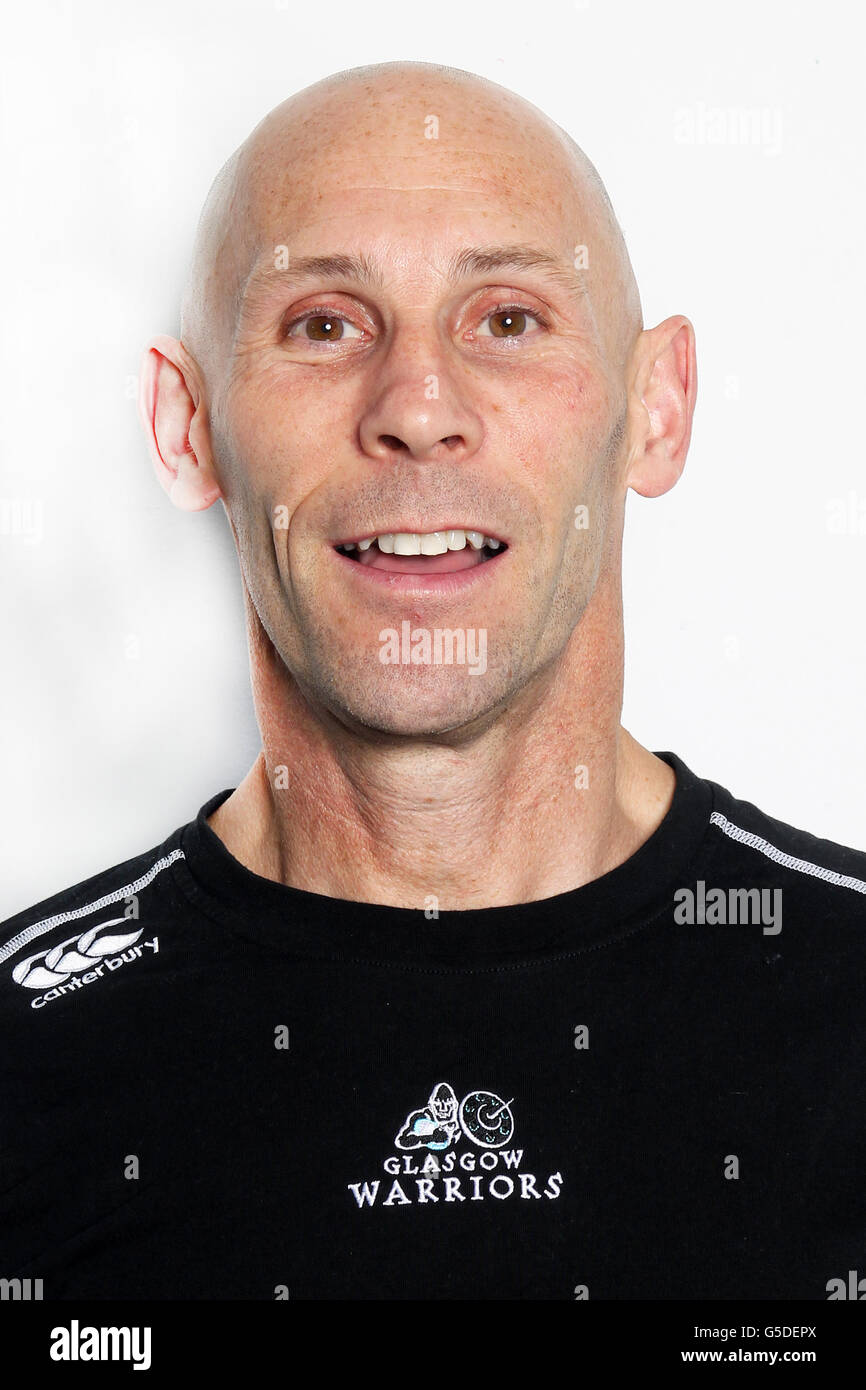 Rugby Union - Glasgow Warriors - Photocall - Scotstoun Stadium Stock ...