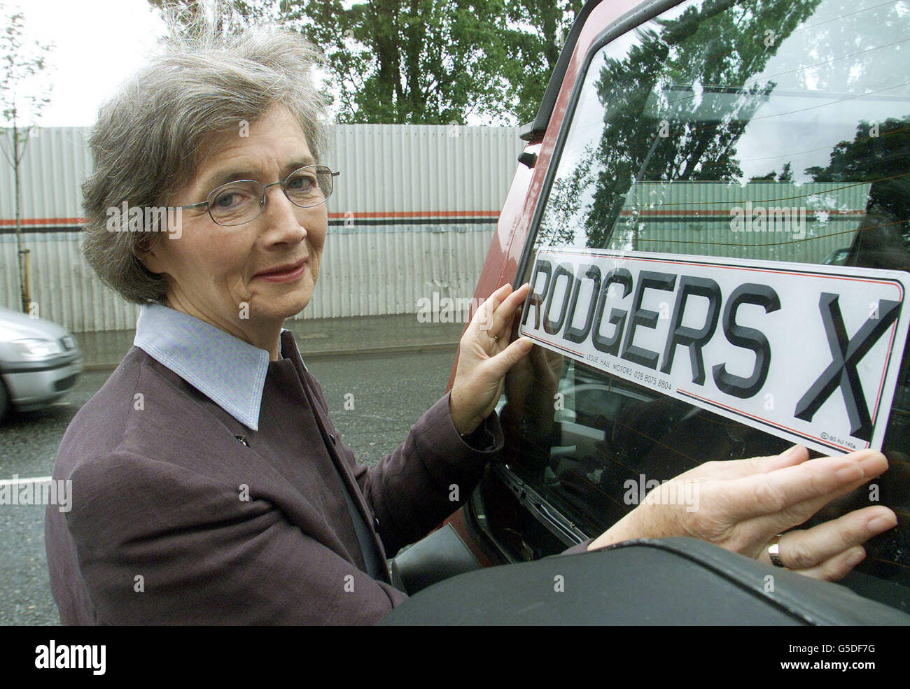Brid Rodgers of the Social Democratic Labour Party (SDLP) on her ...
