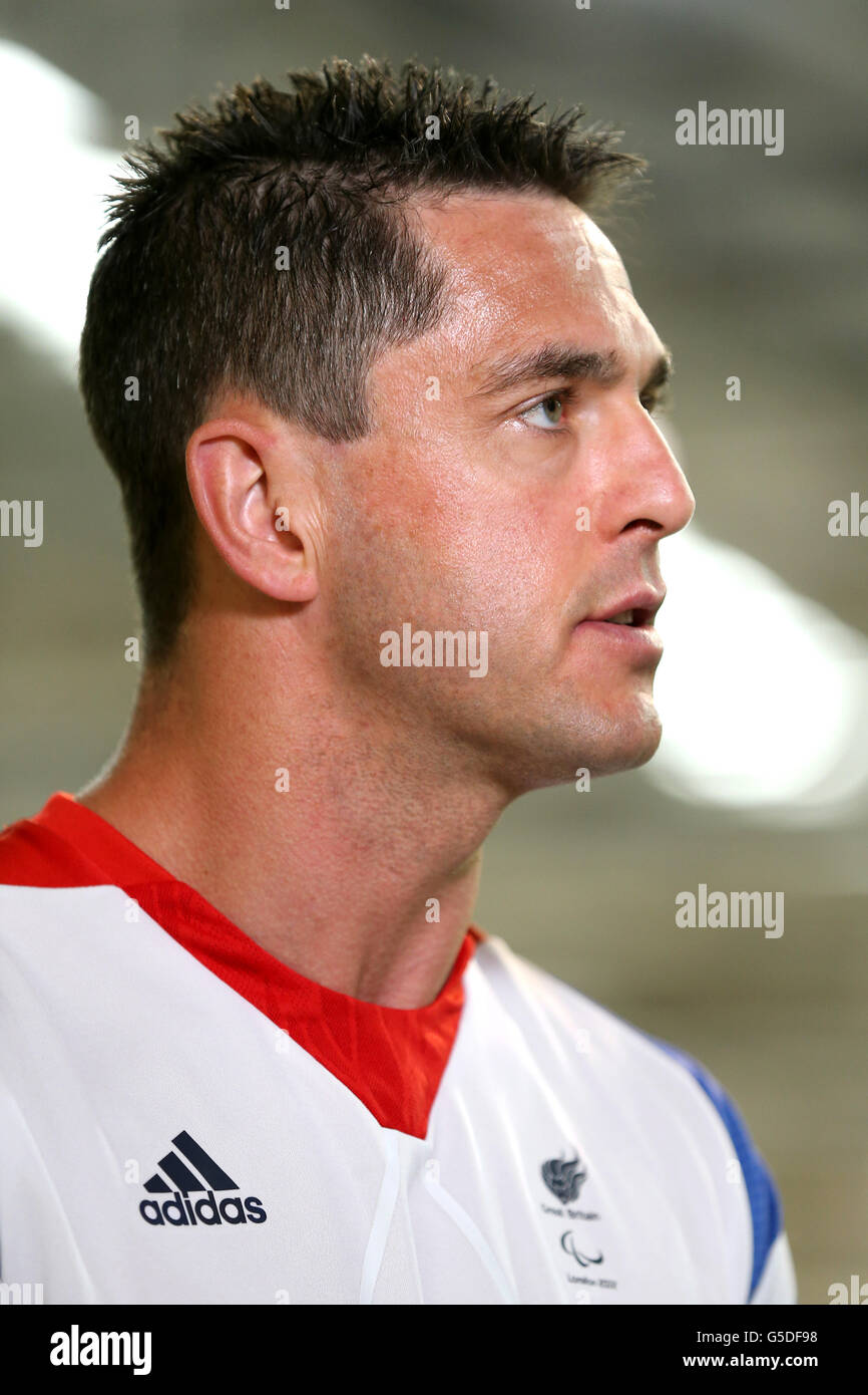 Mark Colbourne speaks to the media after a training session at ...