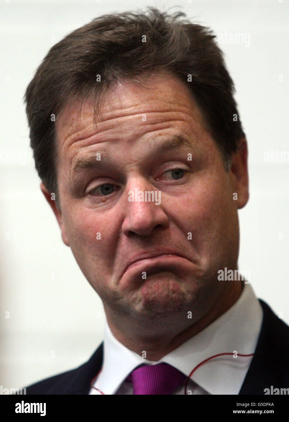 Clegg visit to Scotland Stock Photo - Alamy