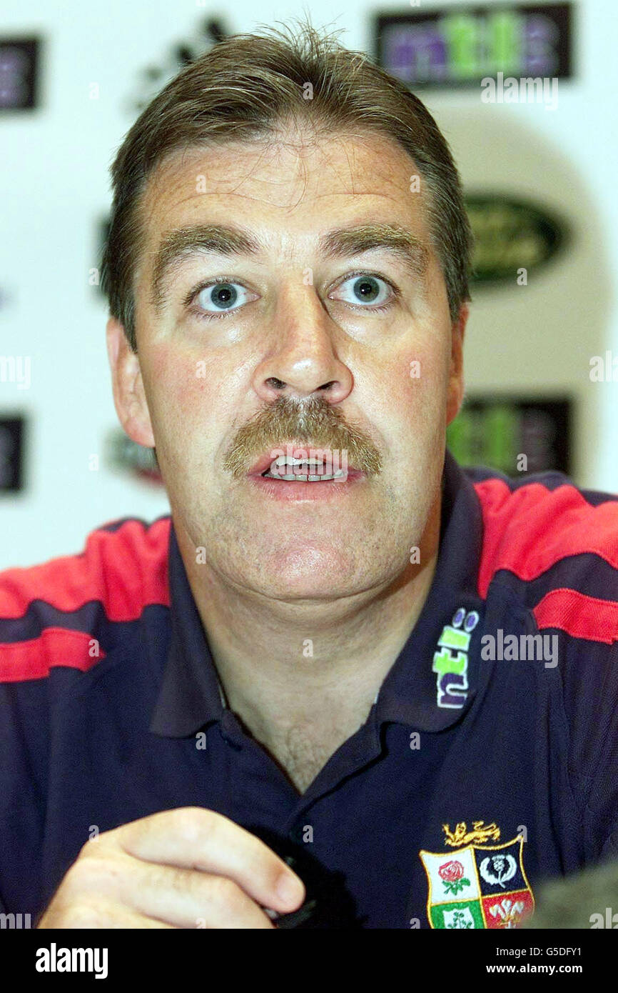 British Lions' manager Donal Lenihan during a press conference at ...
