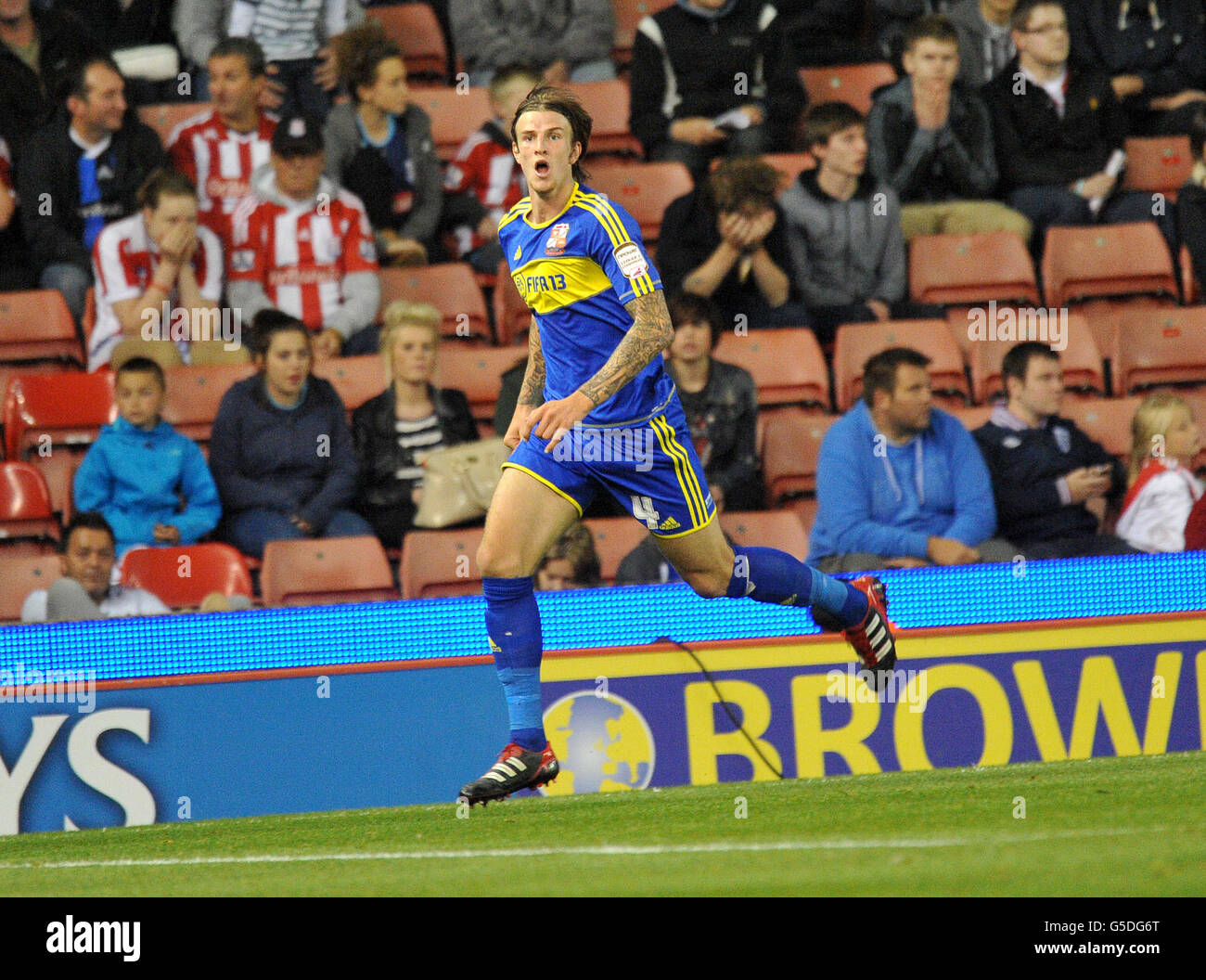 Soccer - Capital One Cup - Second Round - Stoke City v Swindon Town ...