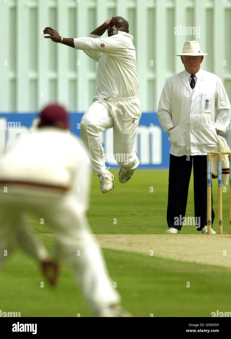 Cricket Leics v Northants Stock Photo - Alamy