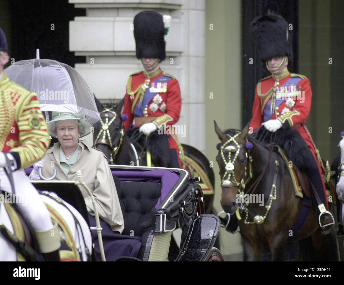 Trooping of the Colour Queen Stock Photo - Alamy