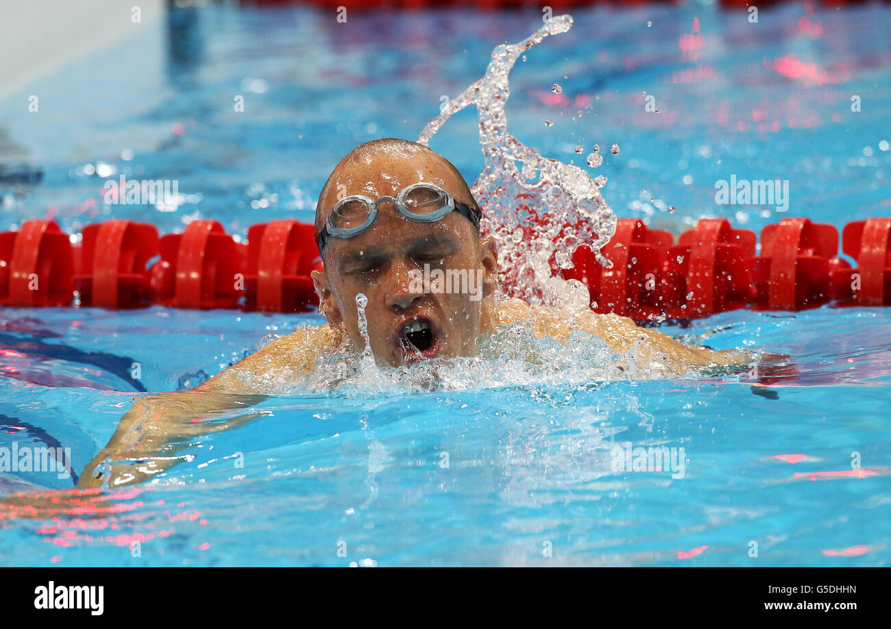 Great Britain's Ben Proctor during the Men's 100m Backstroke - S14 Heat ...