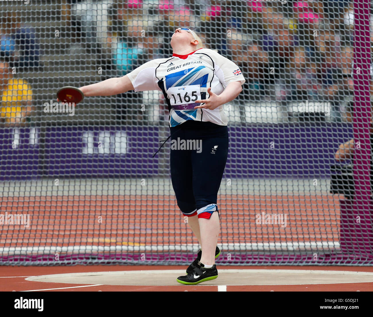 London Paralympic Games - Day 3. Great Britain's Claire Williams during ...
