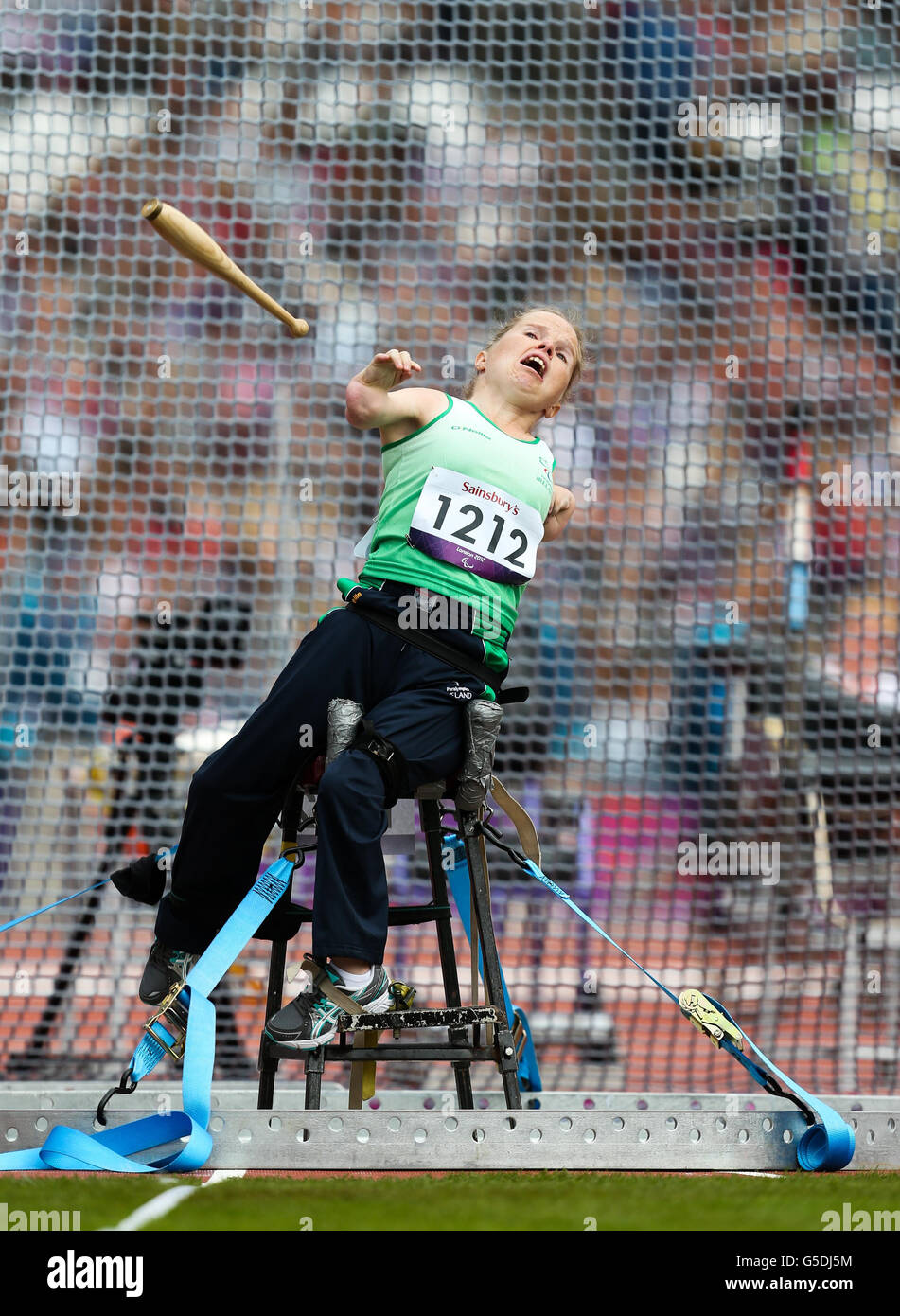 Ireland's Catherine O'Neill during the women's club throw F31/32/51 at ...