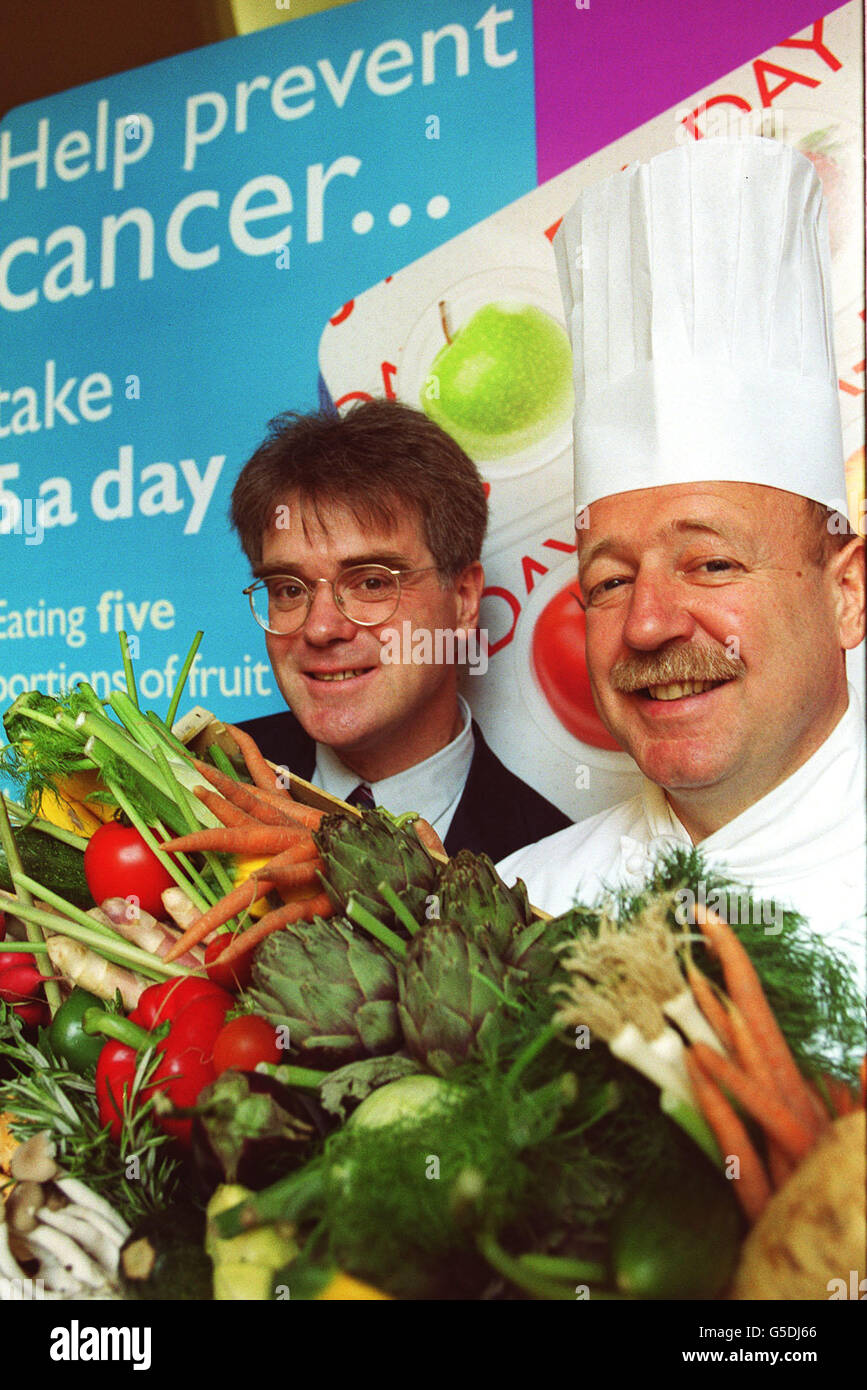 Anton Edelmann, (R) Maitre Chef des Cuisines at The Savoy since 1982 ...