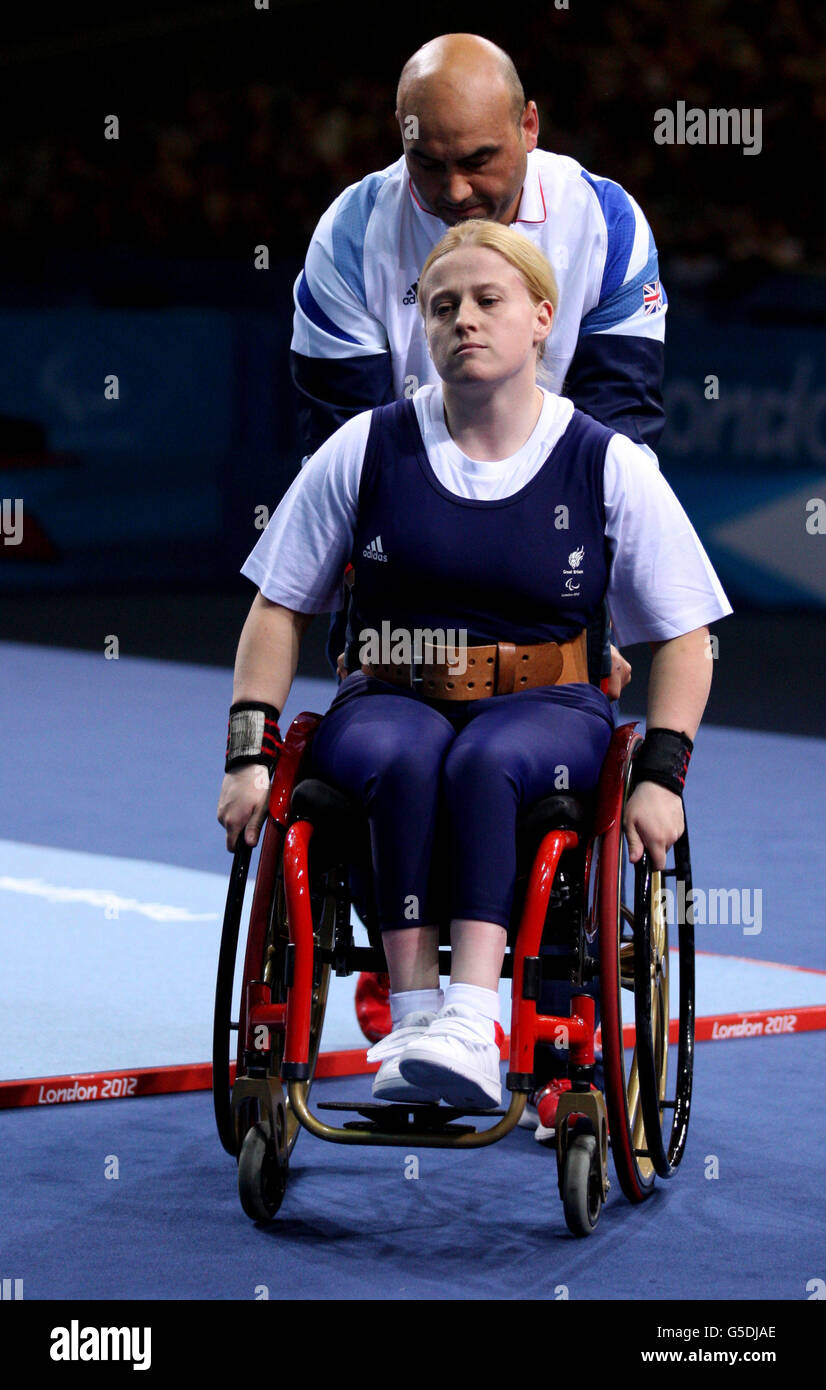 Great Britain's Natalie Blake during the Women's 52kg Powerlifting ...