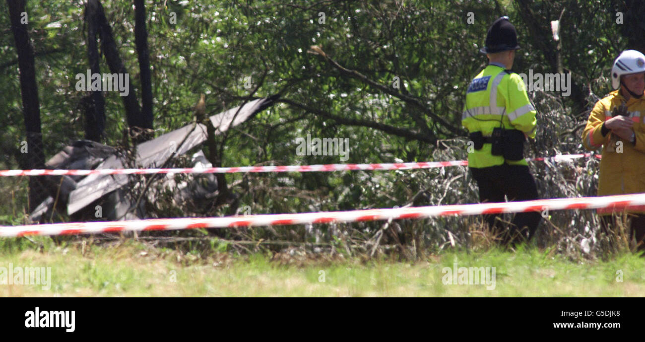 Light Aircraft Crash Stock Photo - Alamy