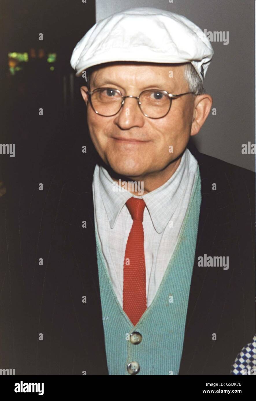 British artist David Hockney attending Chihuly's Dramatic Glass ...