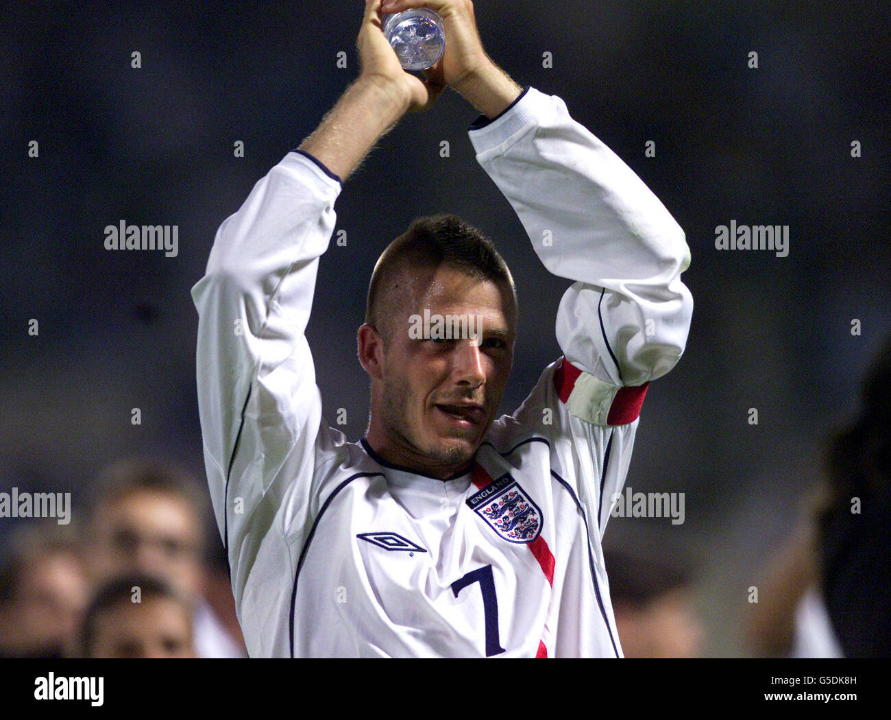 David Beckham Greece v England Stock Photo - Alamy