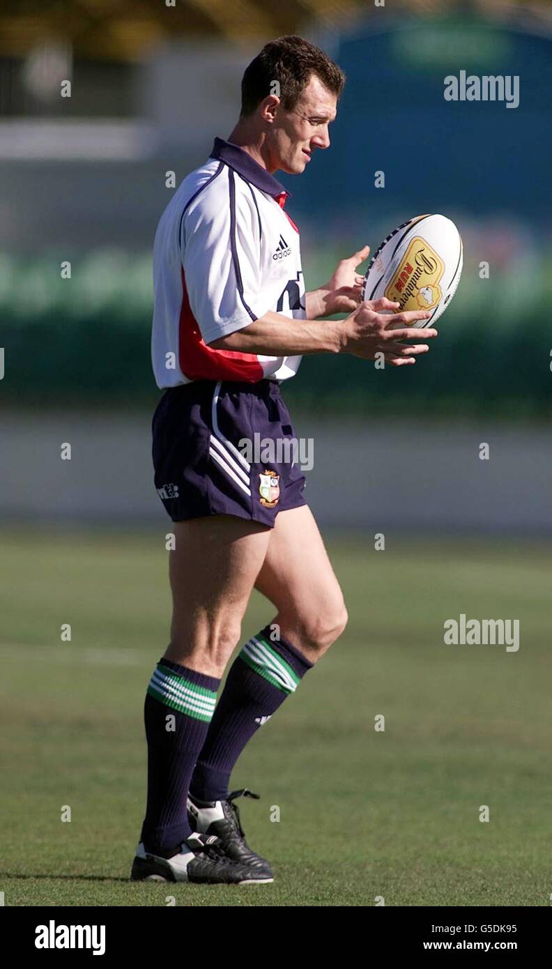 Robert Howley during training, prior to the Lions opening match with ...