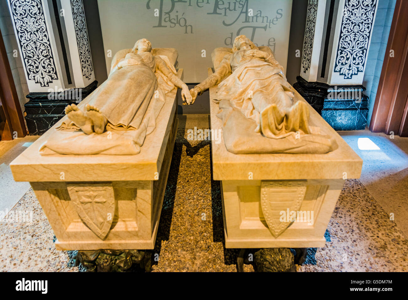Tombs of Isabel de Segura and Diego de Marcilla. Mausoleum of the ...