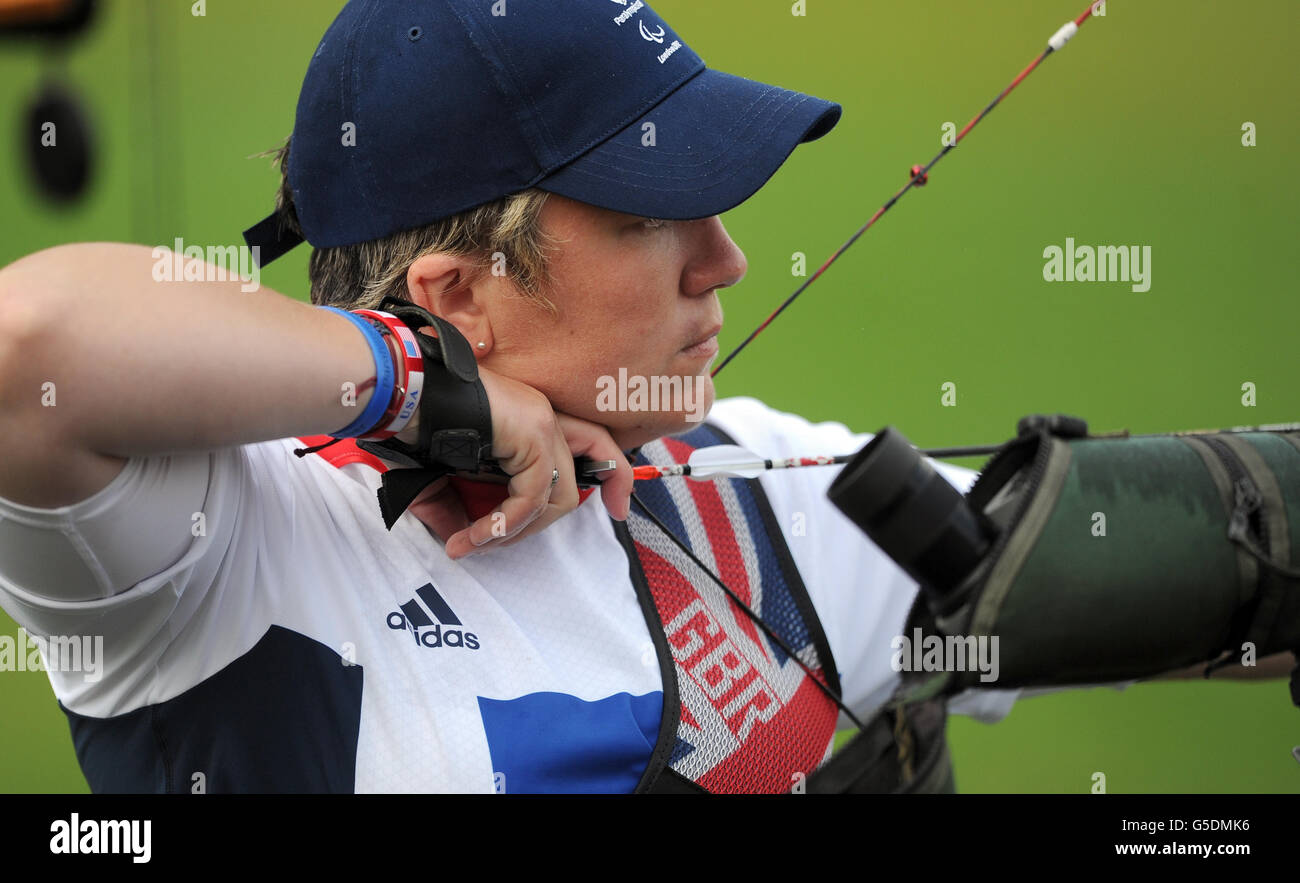Great Britain's Mel Clarke competes during the Women's Individual ...