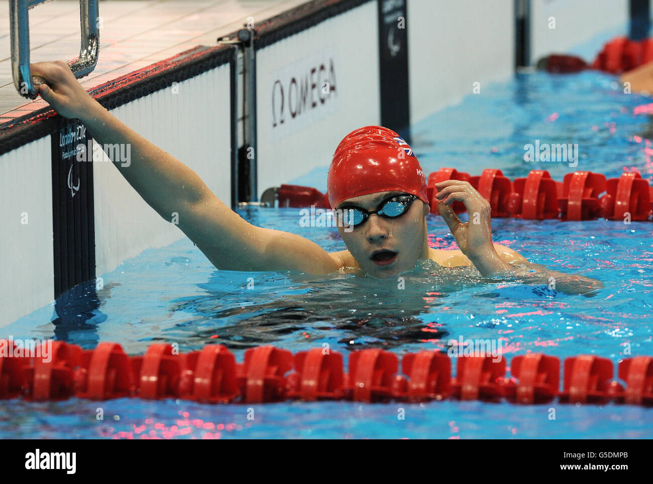 London Paralympic Games - Day 1. Great Britain's Oliver Hynd after the ...