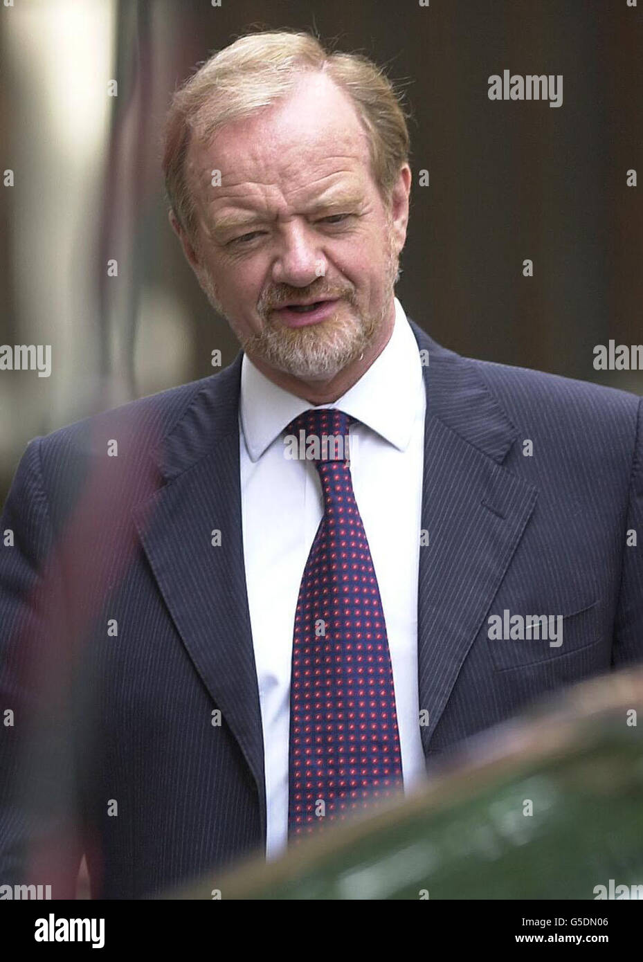 Leader of the House of Commons, Robin Cook, leaves the first cabinet ...