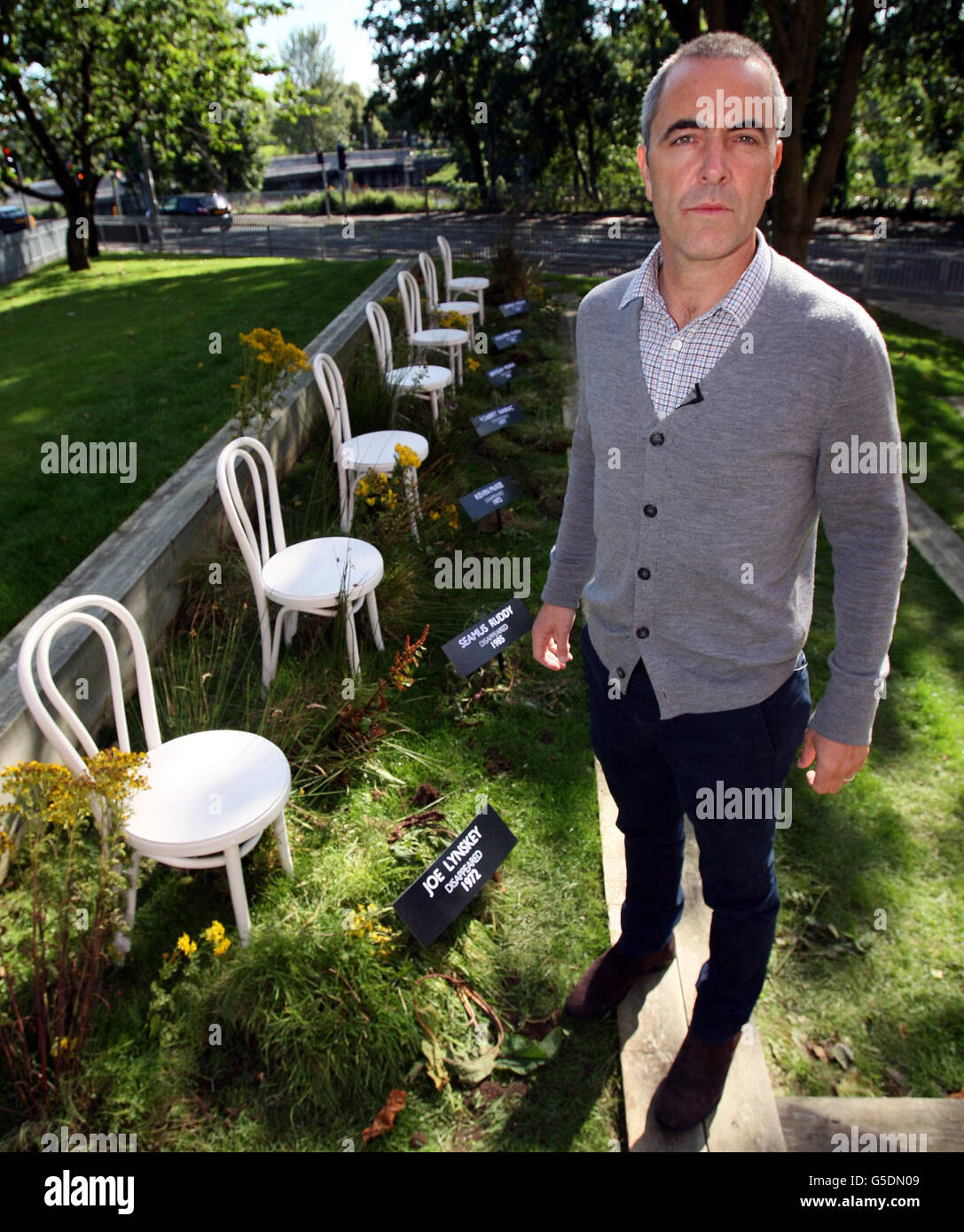 Actor Jimmy Nesbitt, a patron of Northern Ireland's WAVE Trauma Centre ...