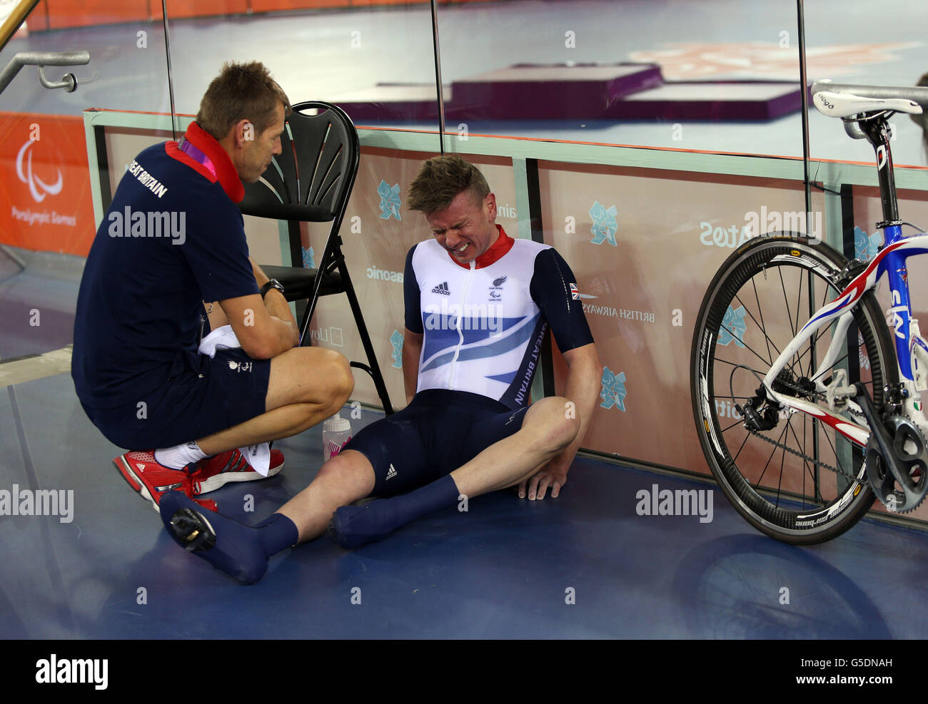 Great Britain's Richard Waddon during the Men's Individual C1-2-3 1km ...