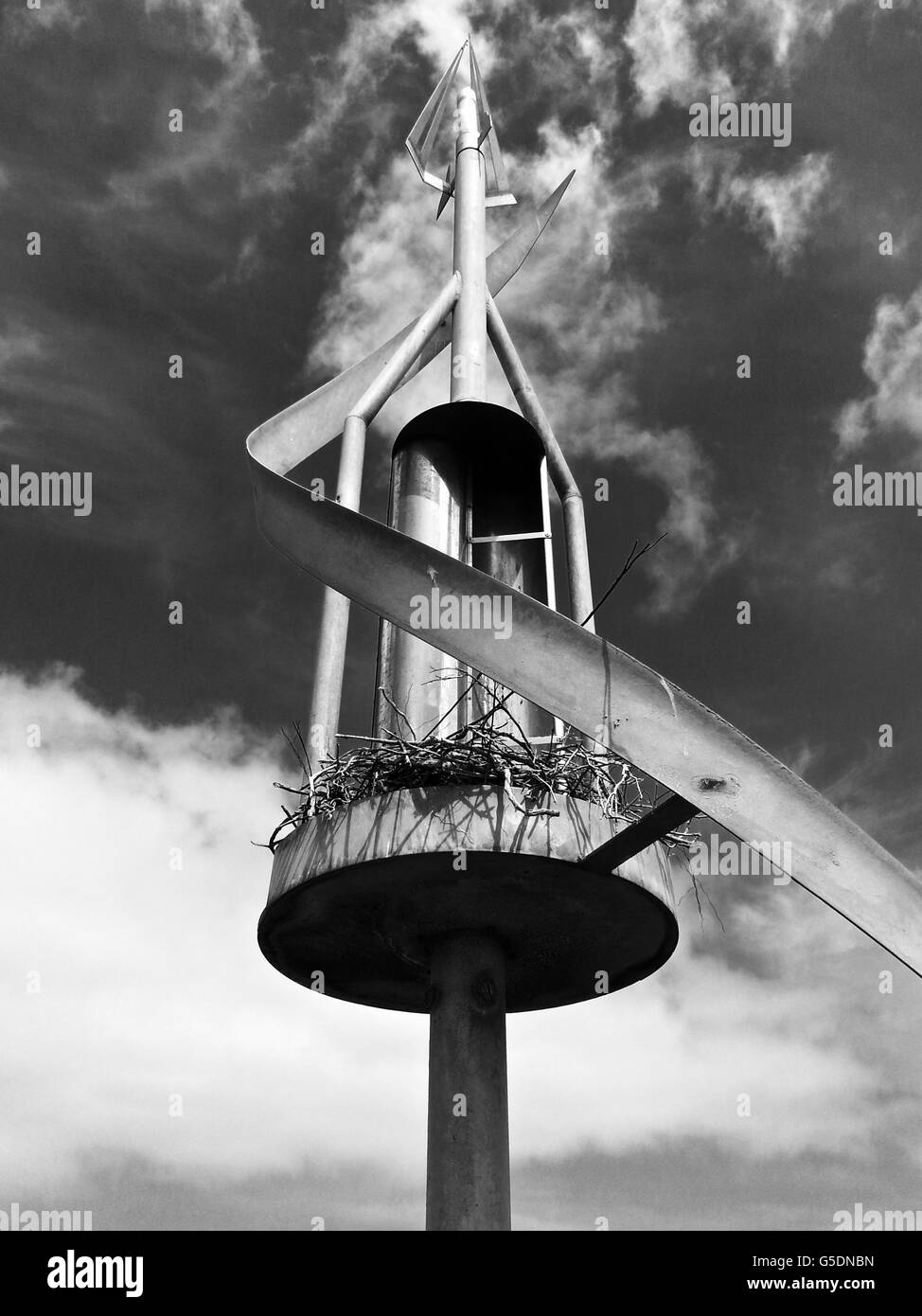 Sky tower top Black and White Stock Photos & Images - Alamy