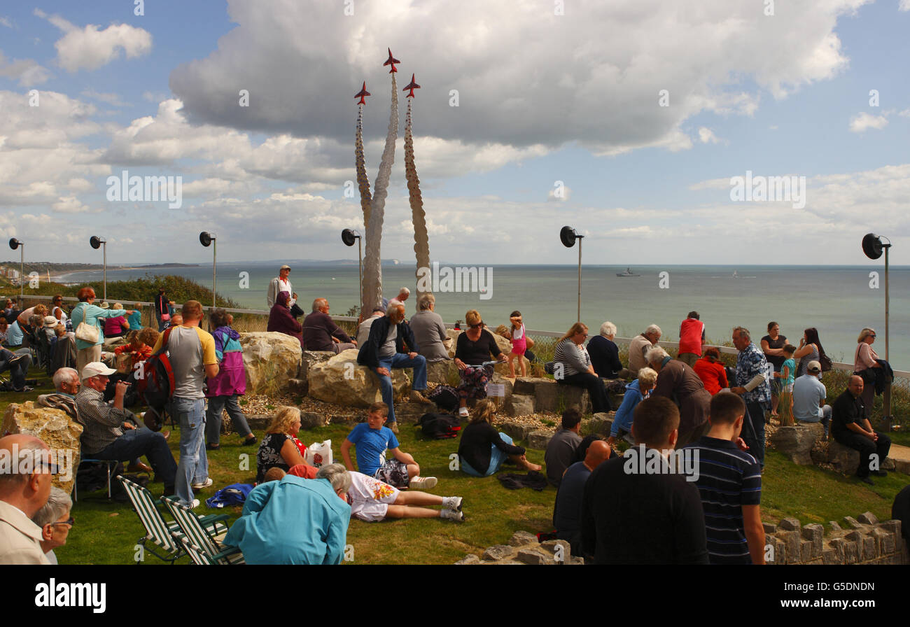 Red Arrow pilot memorial Stock Photo - Alamy