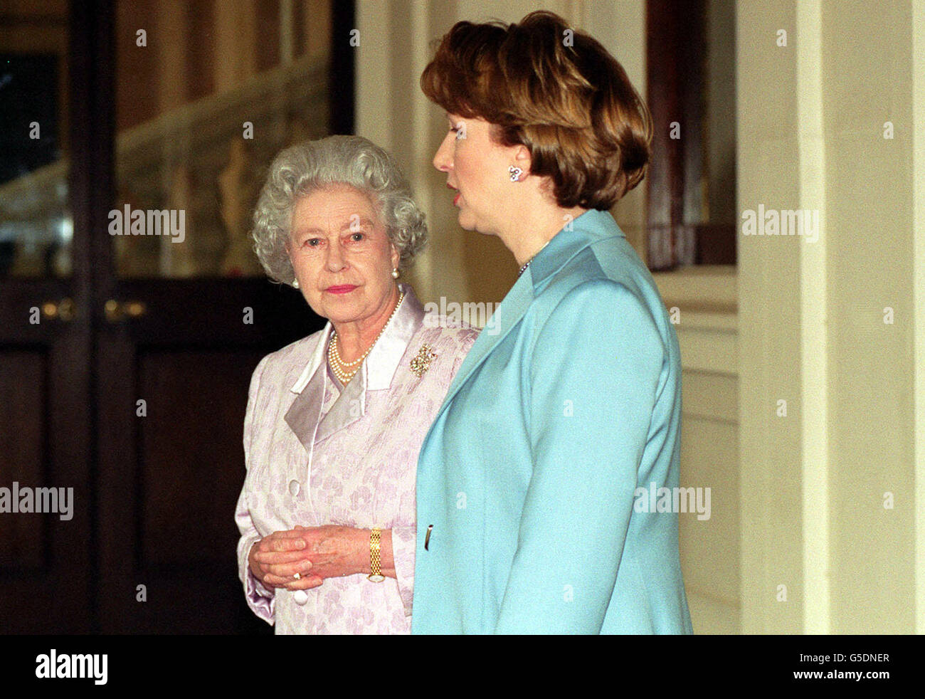 Queen President McAleese Stock Photo - Alamy