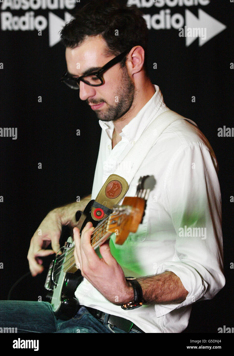 Kevin Baird of the band Two Door Cinema Club during their gig on ...