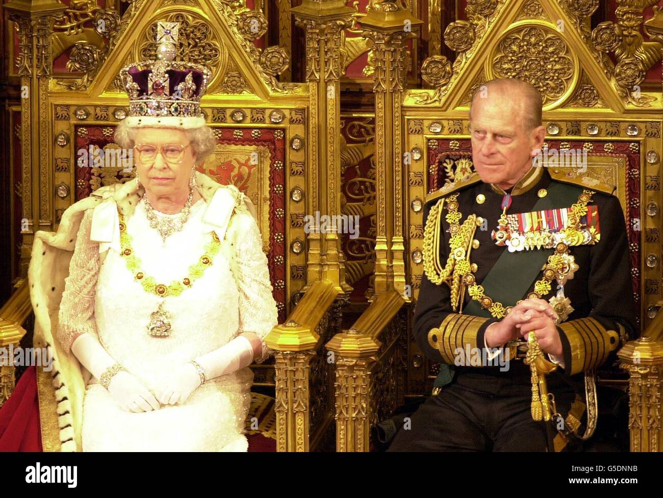 London Speech Queen Stock Photo - Alamy