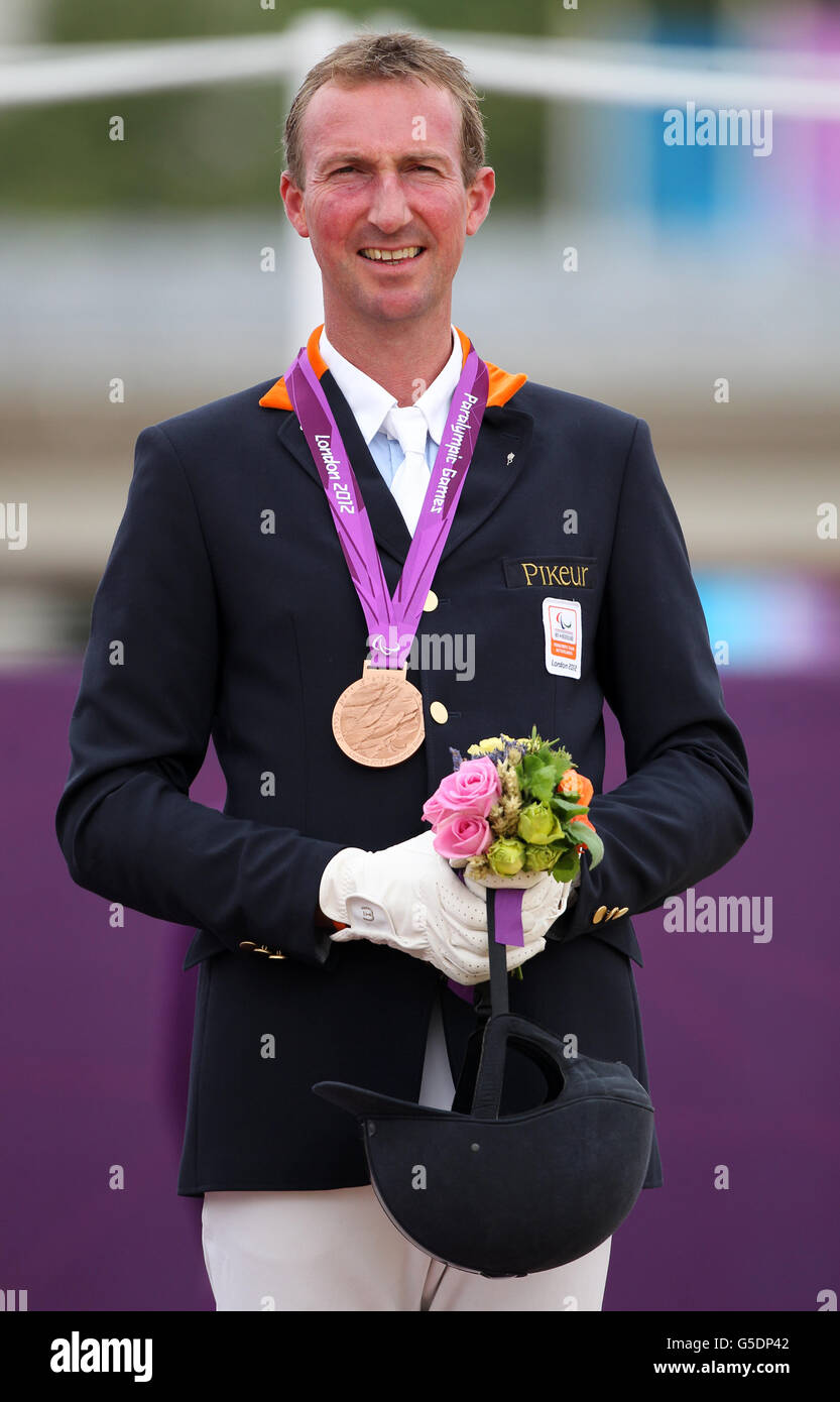 Netherland's Frank Hosmar after the Dressage Individual Championship ...