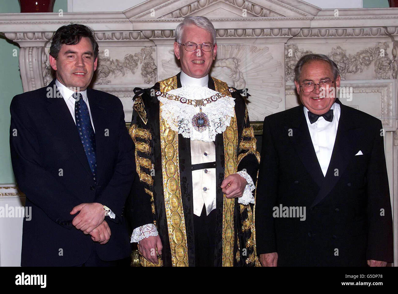 Lord mayor london david howard governer bank england hi-res stock ...